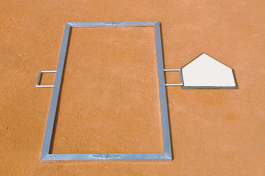 Foldable Batter s Box Template Beacon Athletics